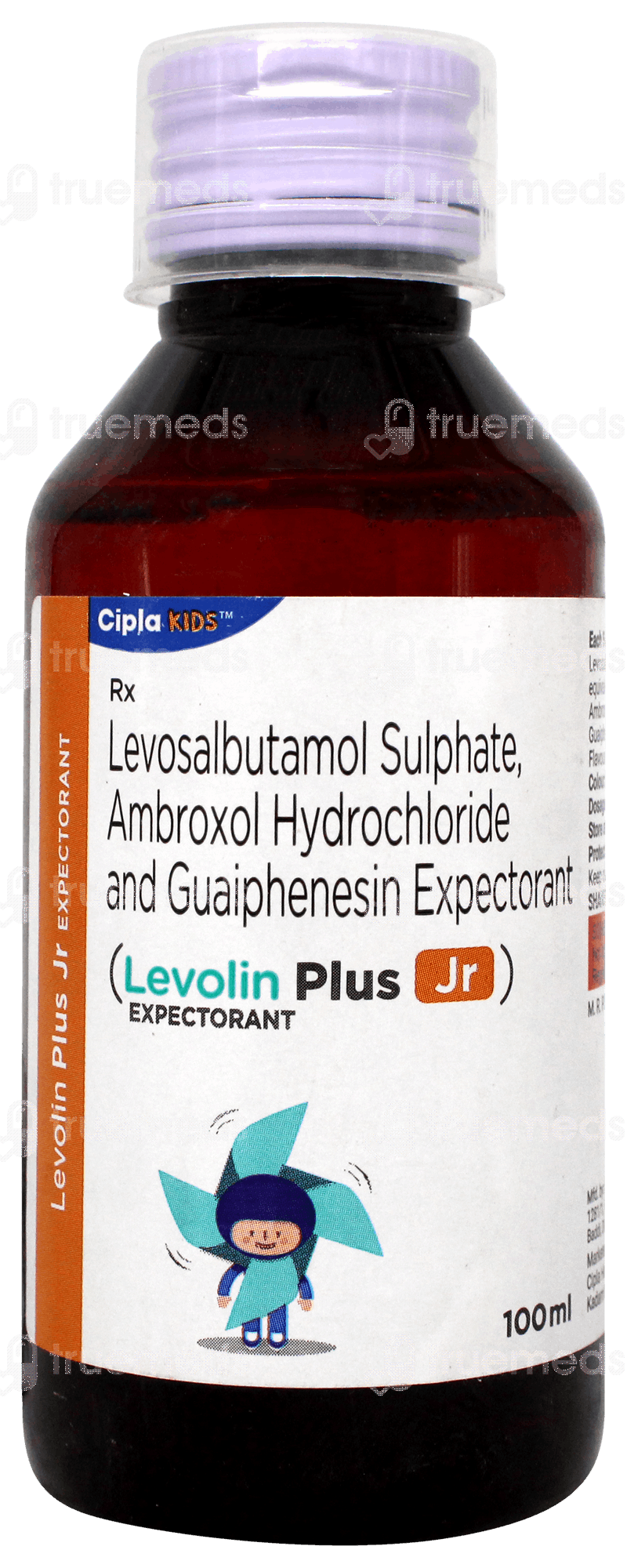 Levolin Plus Jr Expectorant 100 Ml - Uses, Side Effects, Dosage, Price ...