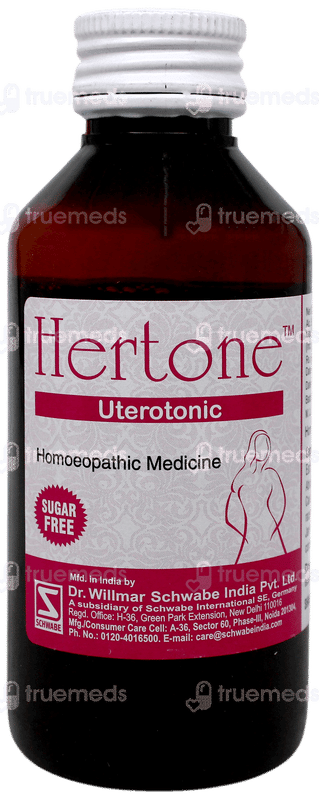 Dr Willmar Schwabe India Hertone Sugar Free Syrup 100 Ml - Uses, Side ...