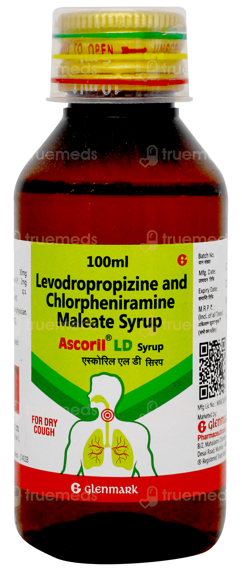 Ascoril Ld Syrup 100 Ml - Uses, Side Effects, Dosage, Price | Truemeds