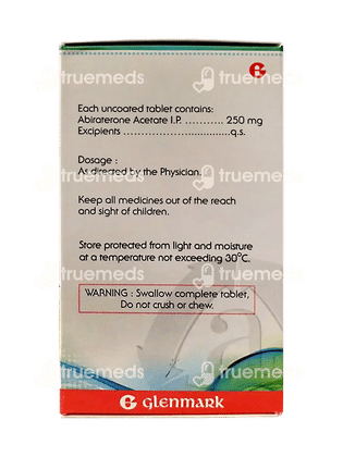 Abirapro 250 Mg Tablet 120 - Uses, Side Effects, Dosage, Price | Truemeds