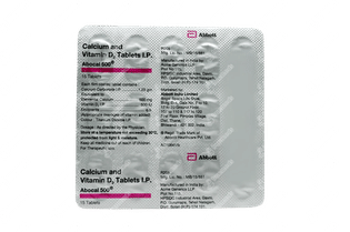 Abocal 500 Mg/500 IU | Order Abocal 500 Mg/500 IU Tablet Online at Truemeds