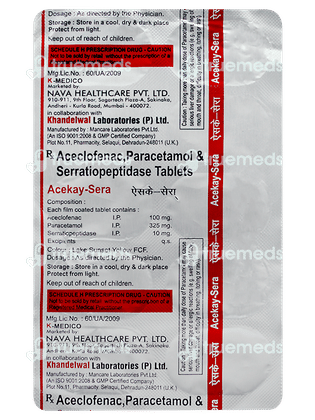 Acekay Sera 100/325/10 MG | Order Acekay Sera 100/325/10 MG Tablet ...