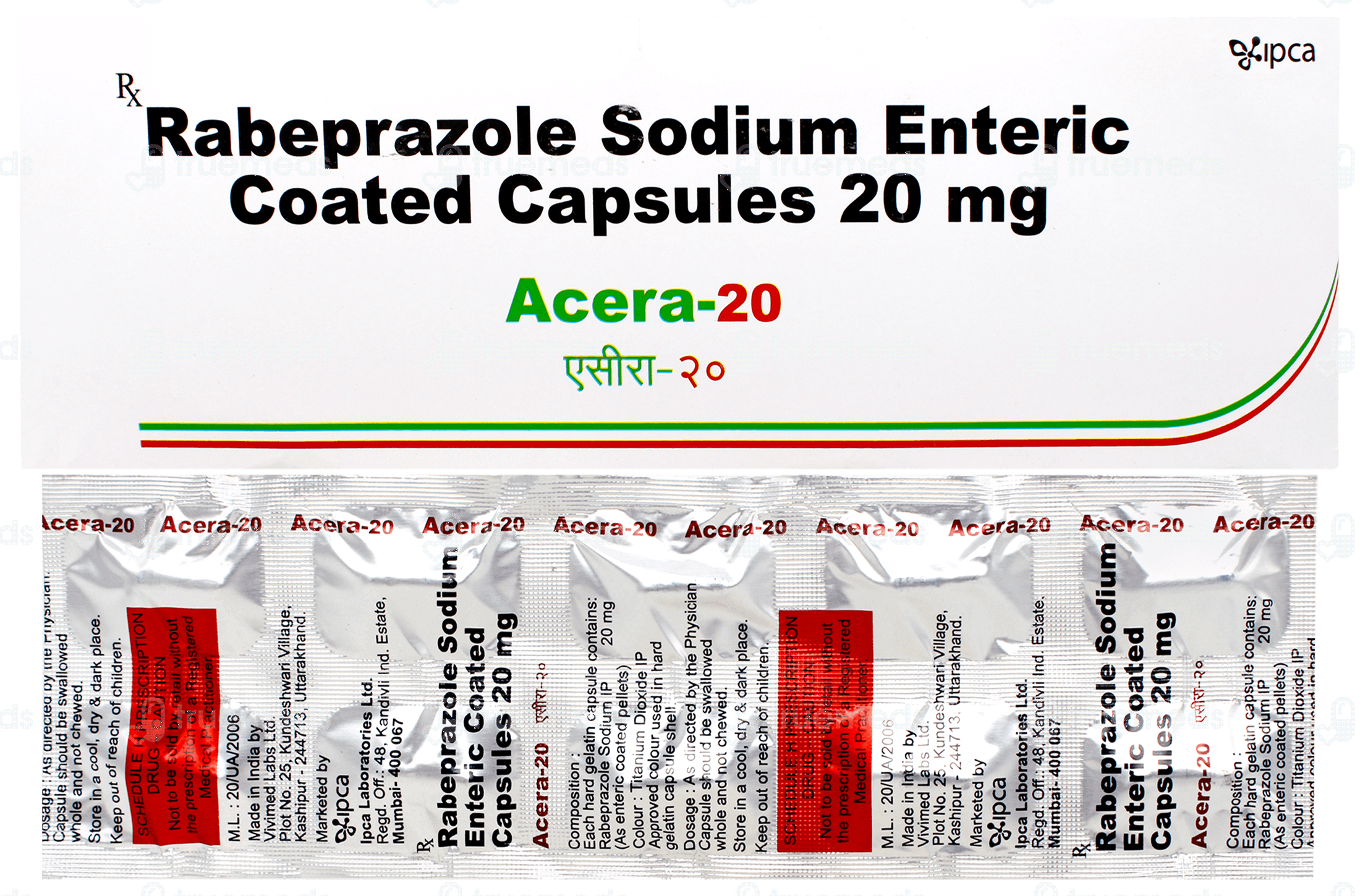 Acera 20 Capsule 10: Uses, Side Effects, Price & Substitutes