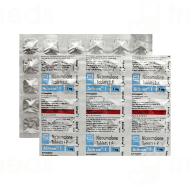 Acitrom 1 Tablet – Treat Thromboembolic Disorders | Buy Online