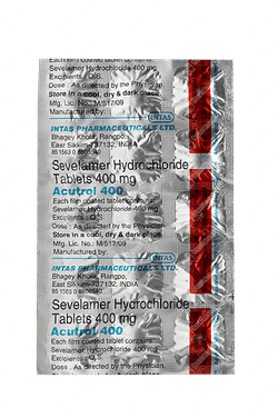 Acutrol 400 MG Tablet 15 - Uses, Side Effects, Dosage, Price | Truemeds