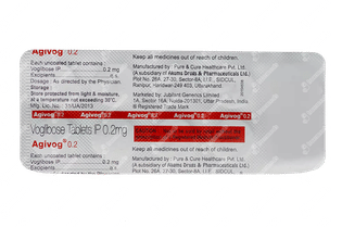 Agivog 02 Mg Tablet 10 - Uses, Side Effects, Dosage, Price | Truemeds