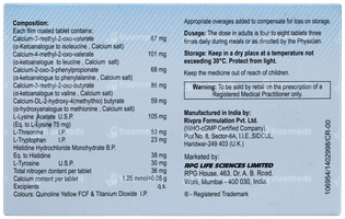 Alfalog Tablet 10 - Uses, Side Effects, Dosage, Price | Truemeds