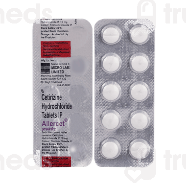 Allercet Tablet 10: Uses, Side Effects, Price & Substitutes