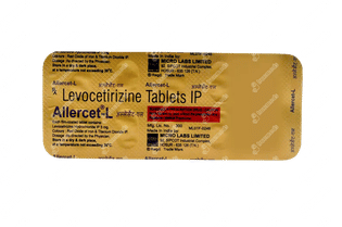Allercet L 5 MG | Order Allercet L 5 MG Tablet Online at Truemeds
