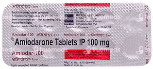 Amiodar 100 MG | Order Amiodar 100 MG Tablet Online at Truemeds