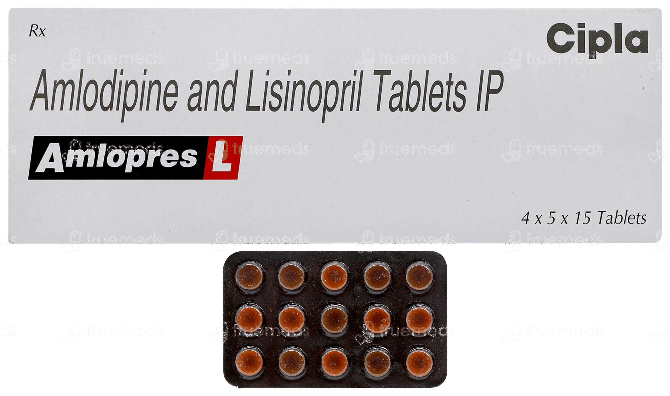 Amlopres L 5/5 MG 15 | Order Amlopres L 5/5 MG Tablet 15 Online at Truemeds