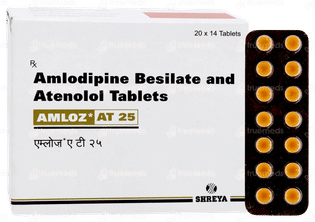 Amloz At 25/5 MG 14 | Order Amloz At 25/5 MG Tablet 14 Online at Truemeds