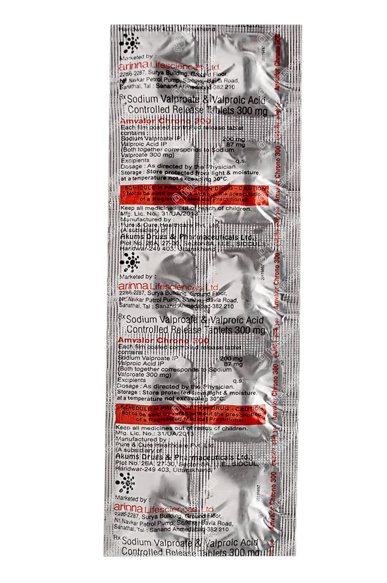 Amvalor Chrono 300 Tablet 10: Uses, Side Effects, Price & Substitutes