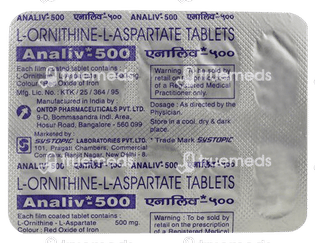 Analiv 500 MG | Order Analiv 500 MG Tablet Online at Truemeds