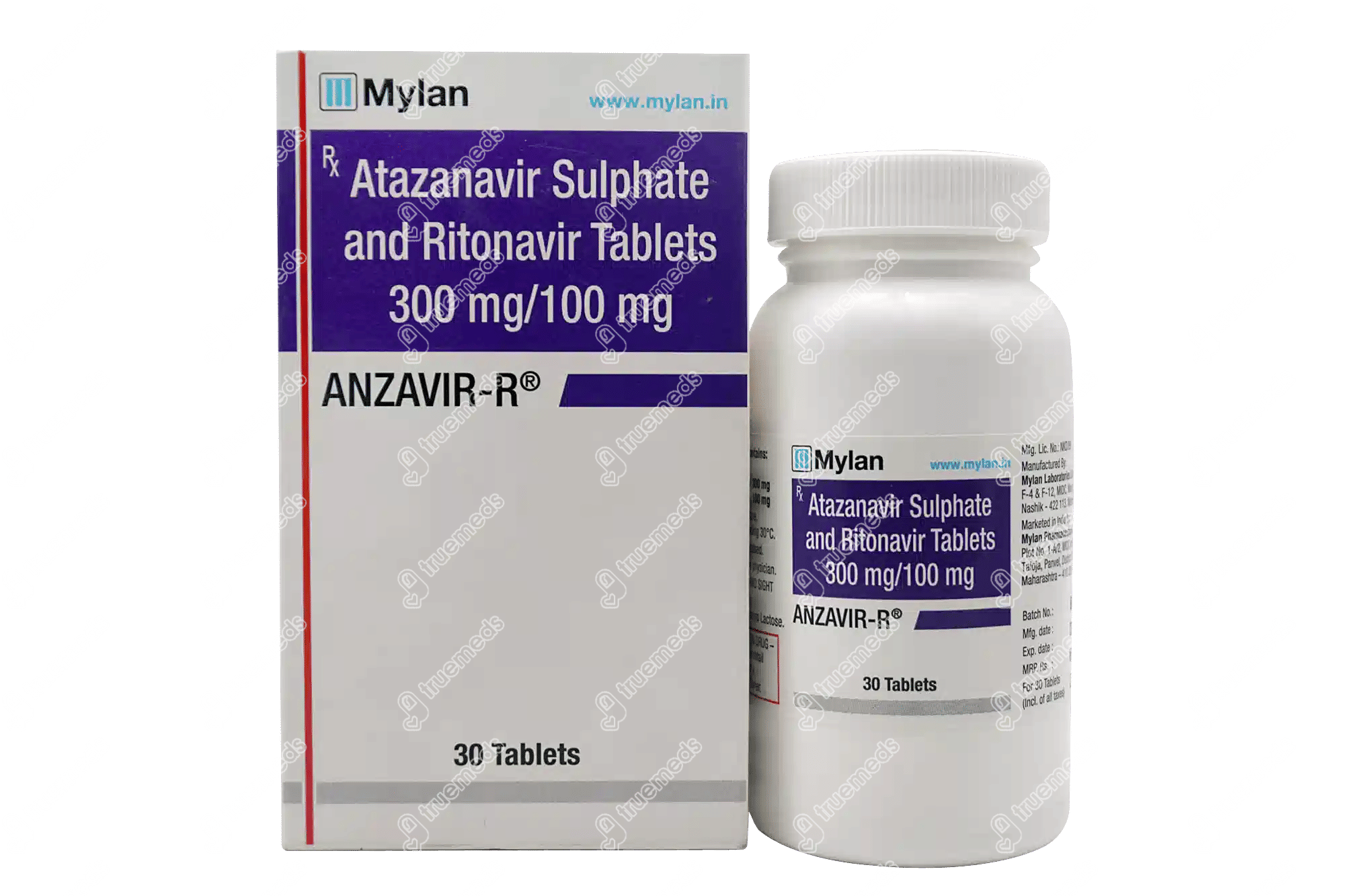 Anzavir R 300/100 MG | Order Anzavir R 300/100 MG Tablet Online at Truemeds