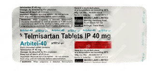Arbitel 40 MG | Order Arbitel 40 MG Tablet Online at Truemeds