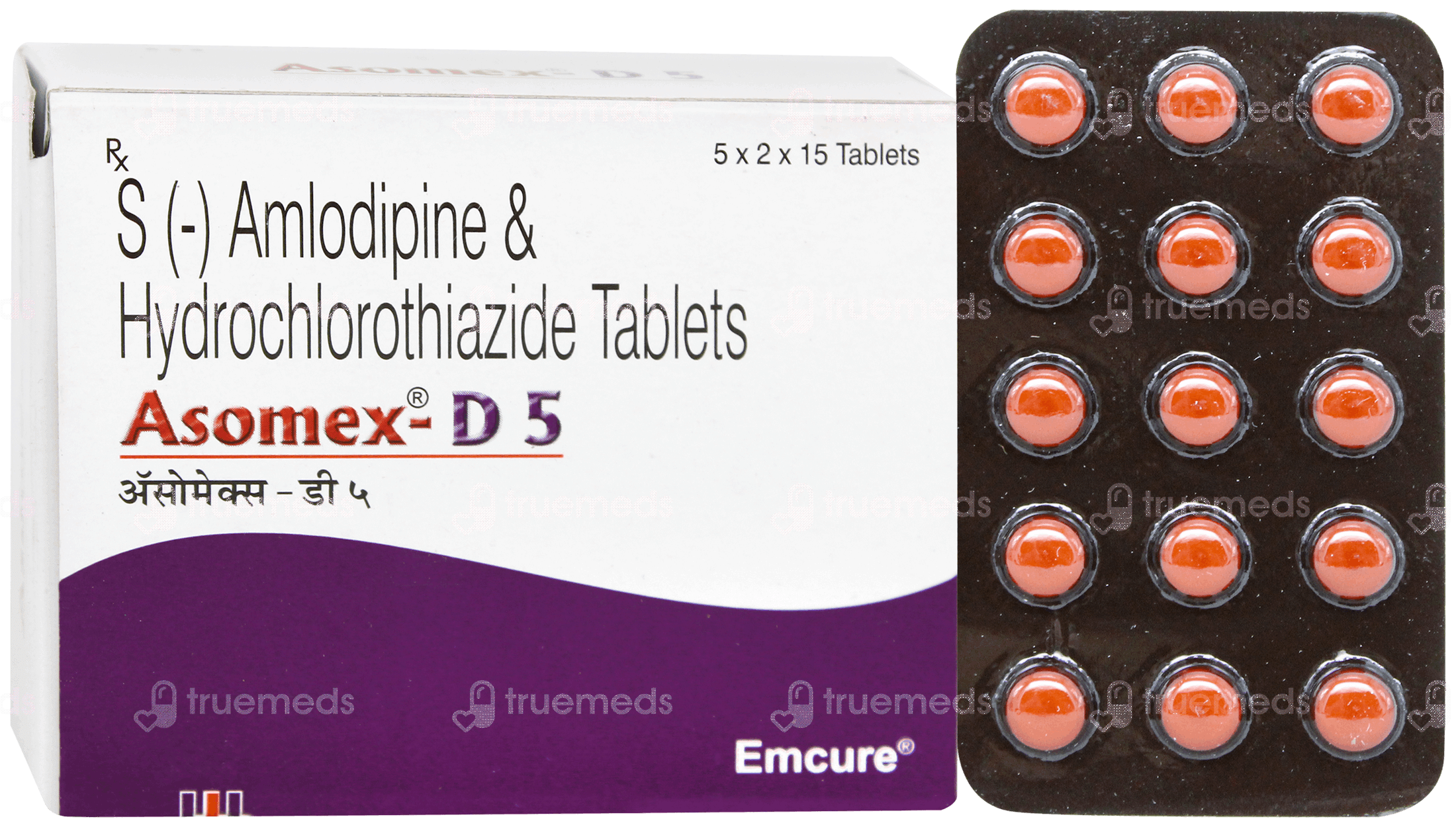 Asomex D 5/12.5 MG | Order Asomex D 5/12.5 MG Tablet Online at Truemeds
