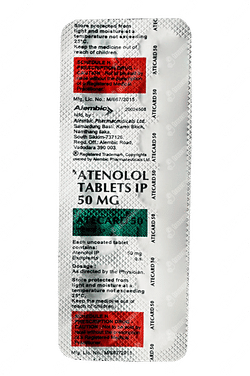 Atecard 50 MG Tablet 14 - Uses, Side Effects, Dosage, Price | Truemeds