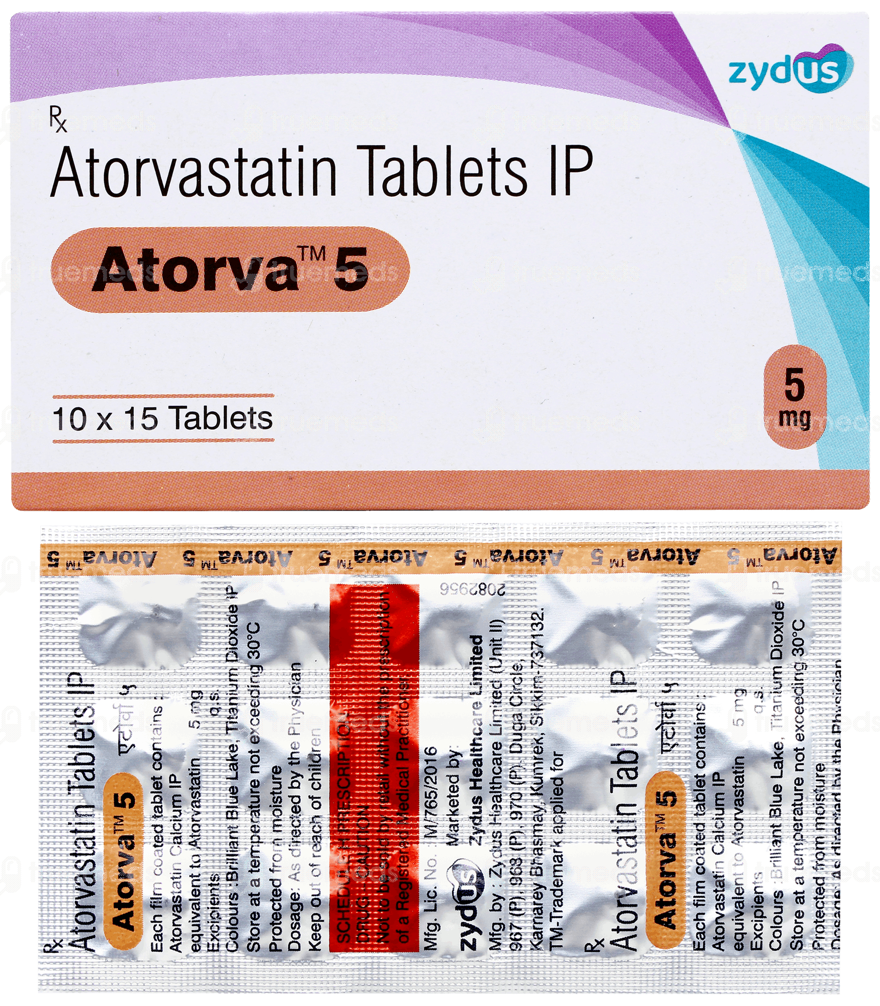 Atorva 5 Tablet 15: Uses, Side Effects, Price & Substitutes