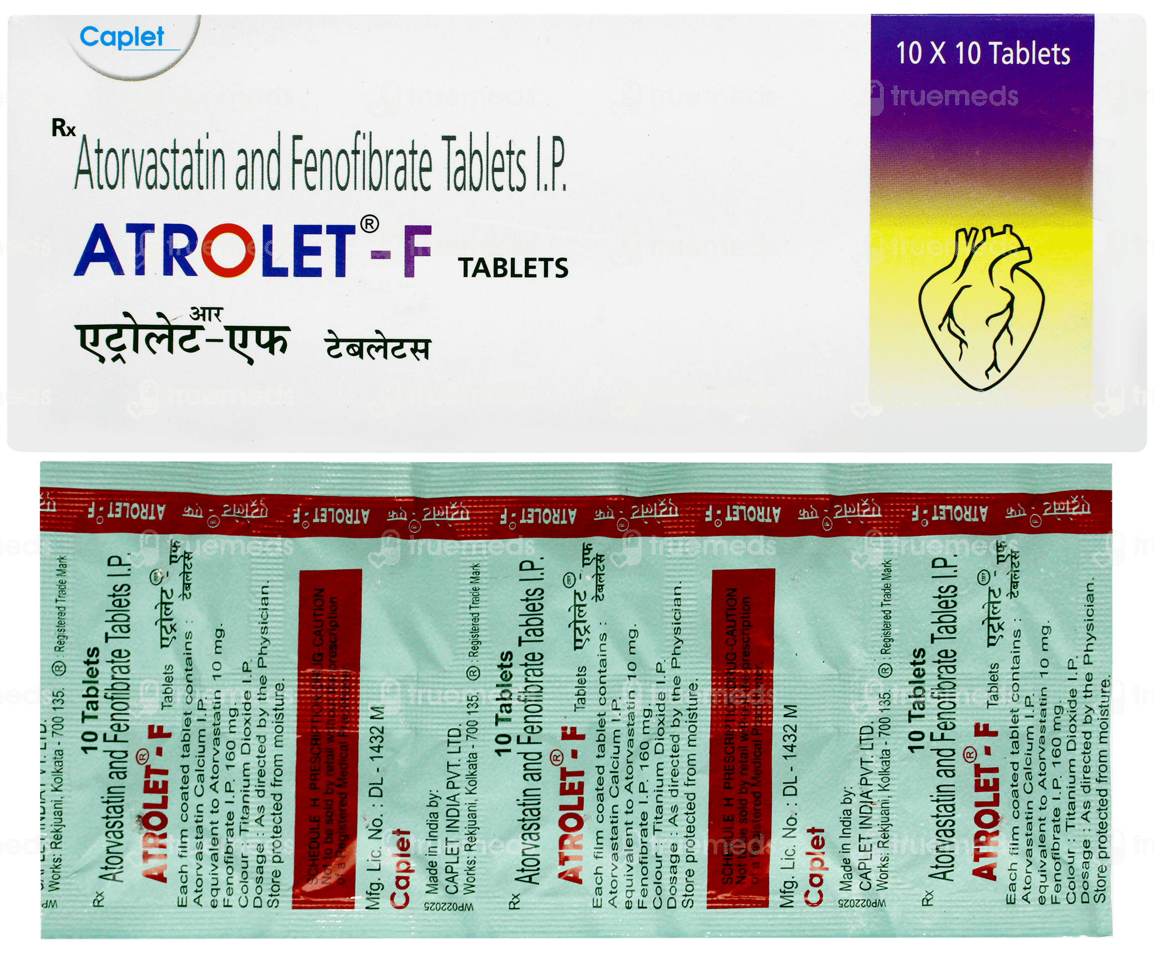 Atrolet F Tablet 10: Uses, Side Effects, Price & Substitutes
