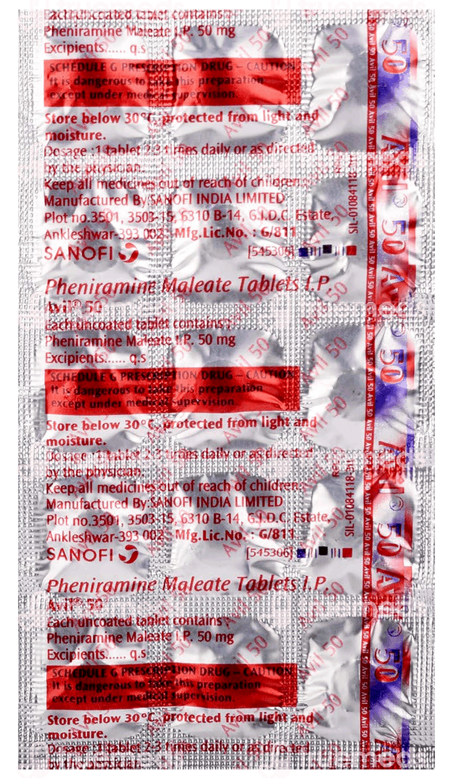 Avil 50 MG Tablet: Uses, Side Effects, Price & Substitutes