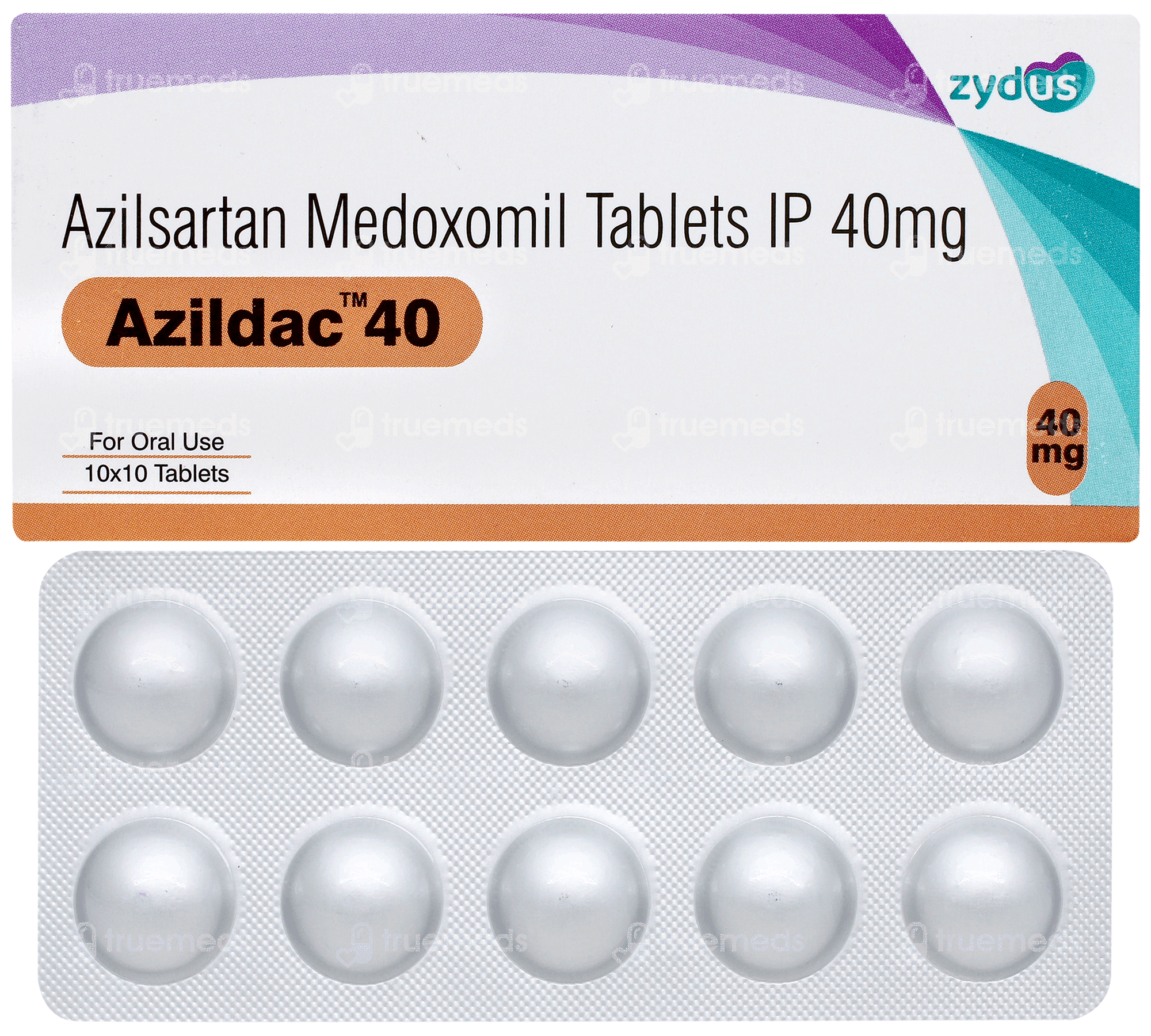 Azildac 40 MG | Order Azildac 40 MG Tablet Online at Truemeds