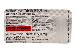 Azinix 500 MG Tablet 5: Uses, Side Effects, Price & Substitutes