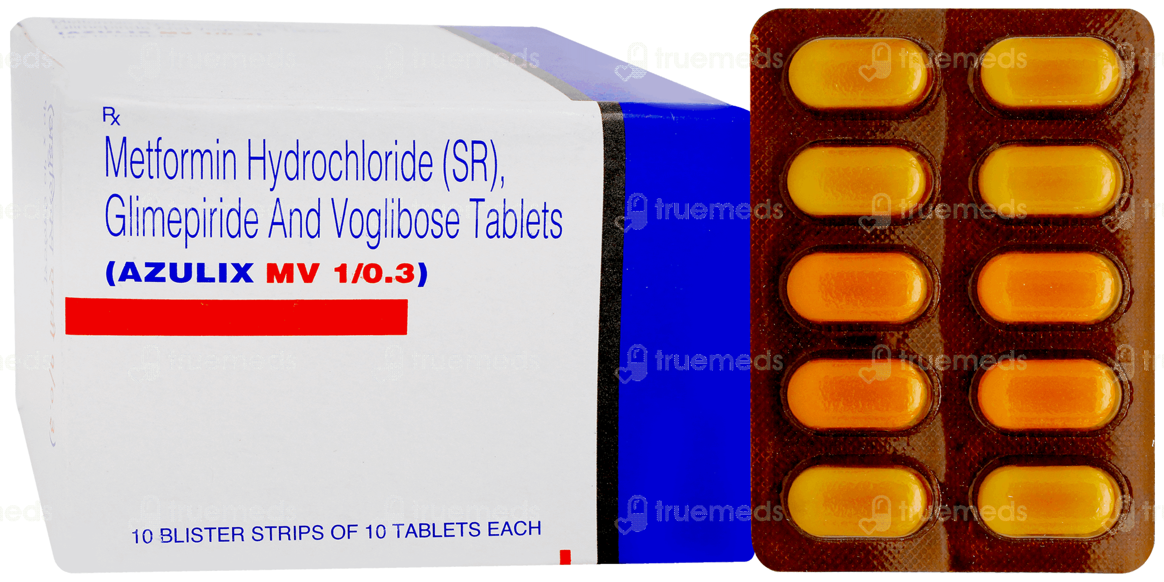 Azulix Mv 1/0.3 Tablet 10: Uses, Side Effects, Price & Substitutes