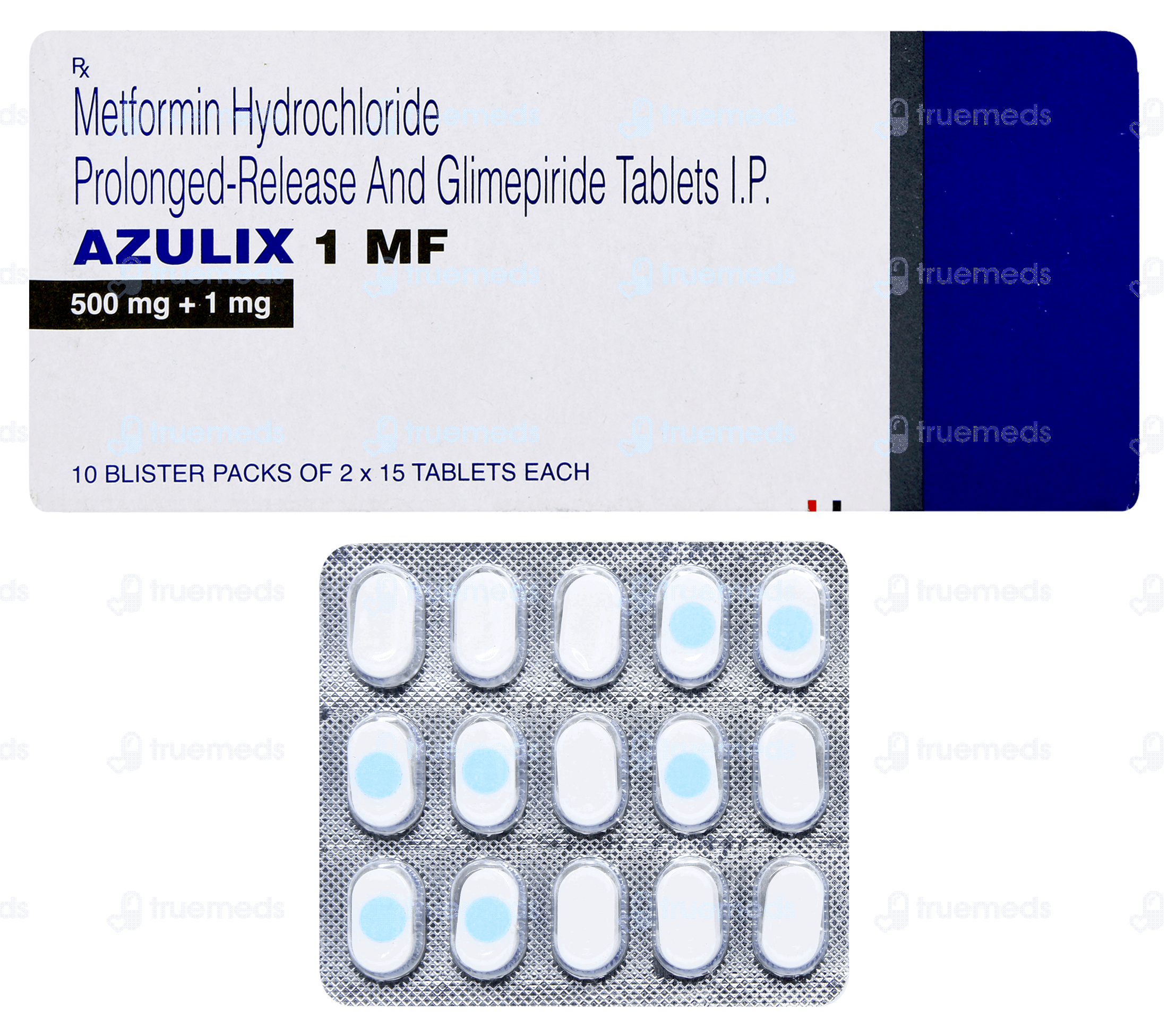Azulix 1 Mf Tablet – Type 2 Diabetes Treatment