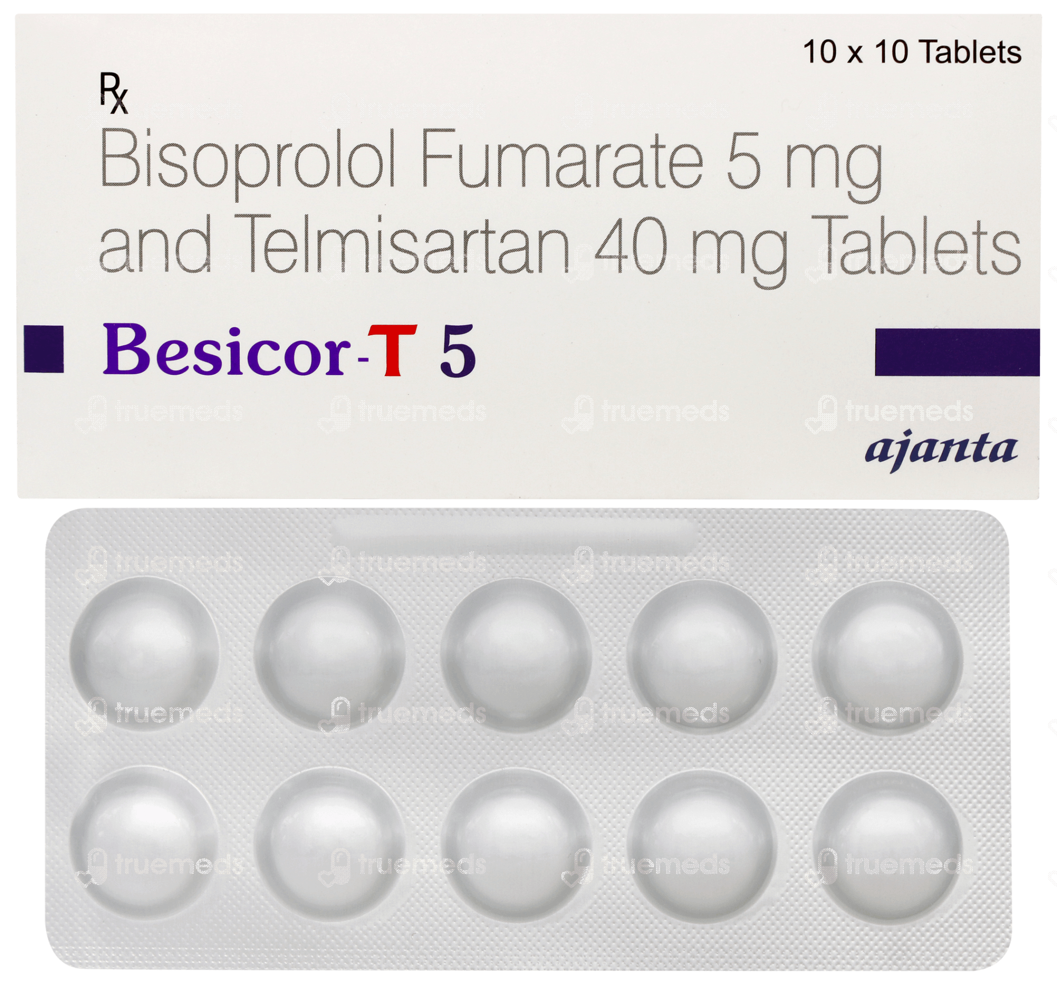 Besicor T 540 Mg Tablet 10 - Uses, Side Effects, Dosage, Price | Truemeds