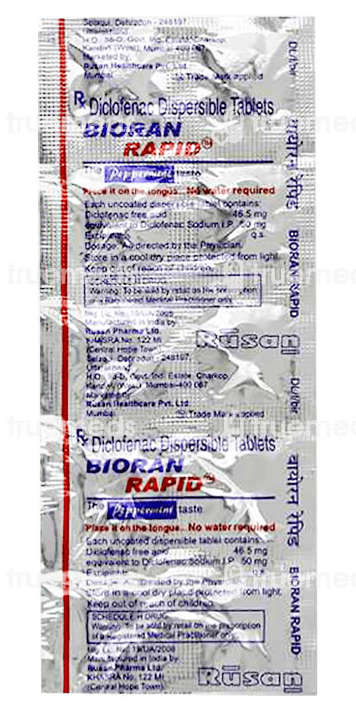 Bioran Rapid Tablet 10: Uses, Side Effects, Price & Substitutes