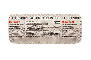 Biovorin 15 Mg Tablet 10 - Uses, Side Effects, Dosage, Price | Truemeds