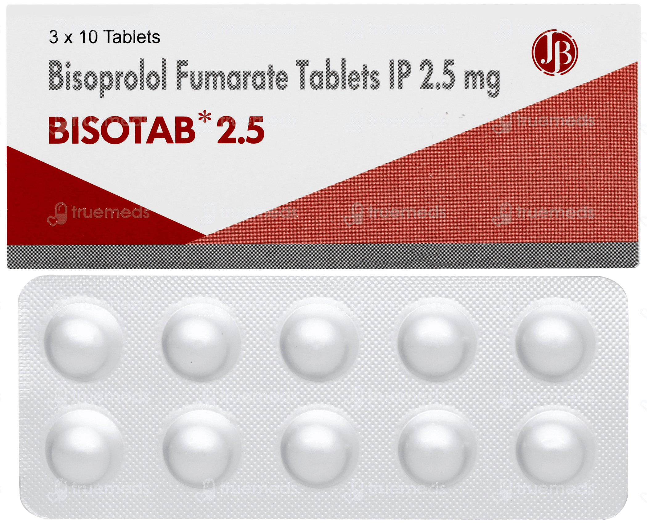 Bisotab 2.5 MG | Order Bisotab 2.5 MG Tablet Online at Truemeds