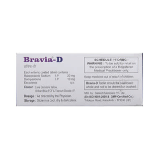 Bravia D Tablet: Uses, Side Effects, Price & Substitutes