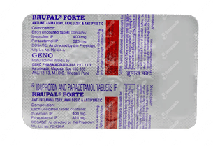 Brupal Forte 400/325 MG | Order Brupal Forte 400/325 MG Tablet Online ...