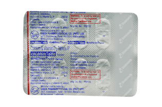 Calbisix 500 Mg250 Iu Tablet 10 - Uses, Side Effects, Dosage, Price ...