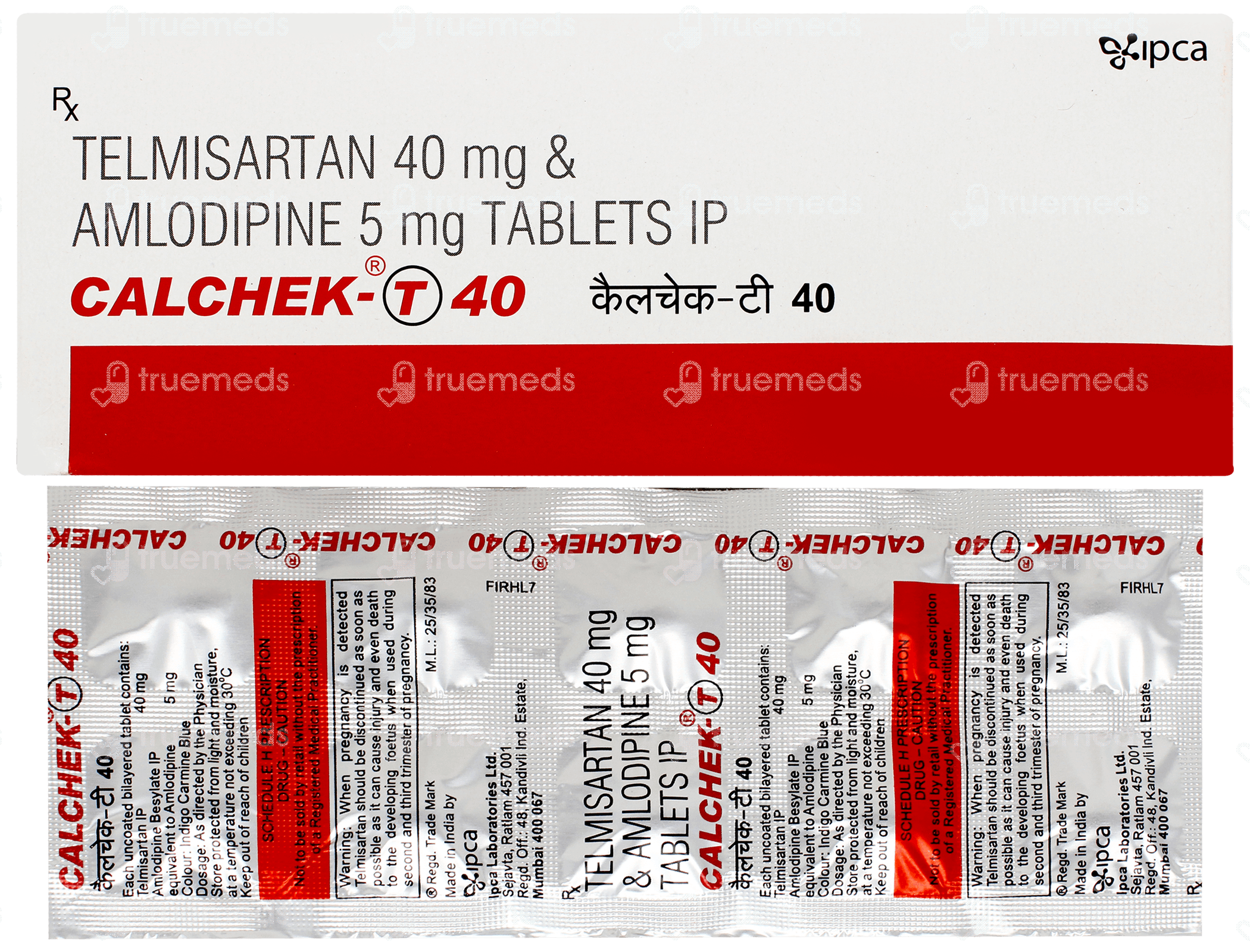 Calchek T 40 Tablet 10: Uses, Side Effects, Price & Substitutes