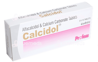 Calcidol 500 Mg/0.25mcg | Order Calcidol 500 Mg/0.25mcg Tablet Online ...