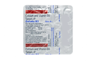 Calinta D3 500 Mg/500iu | Order Calinta D3 500 Mg/500iu Tablet Online ...