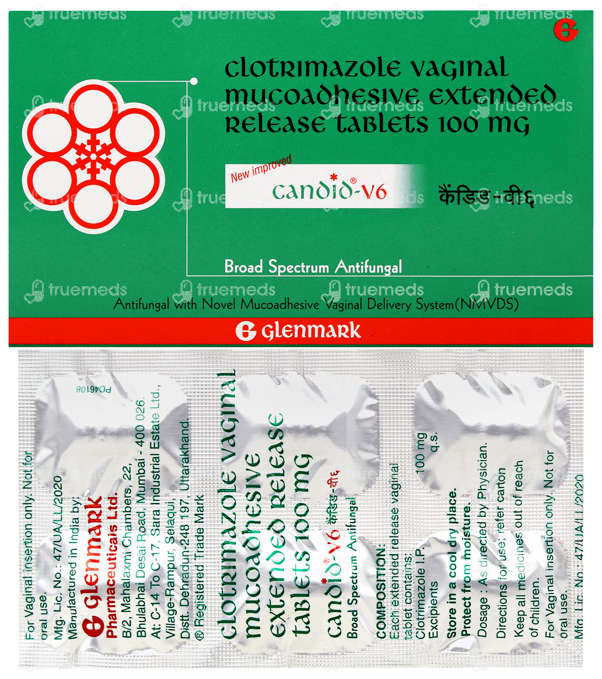 Candid V6 Mucoadhesive 100 MG | Order Candid V6 Mucoadhesive 100 MG ...