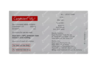 Canesten V6 100 MG | Order Canesten V6 100 MG Tablet Online at Truemeds