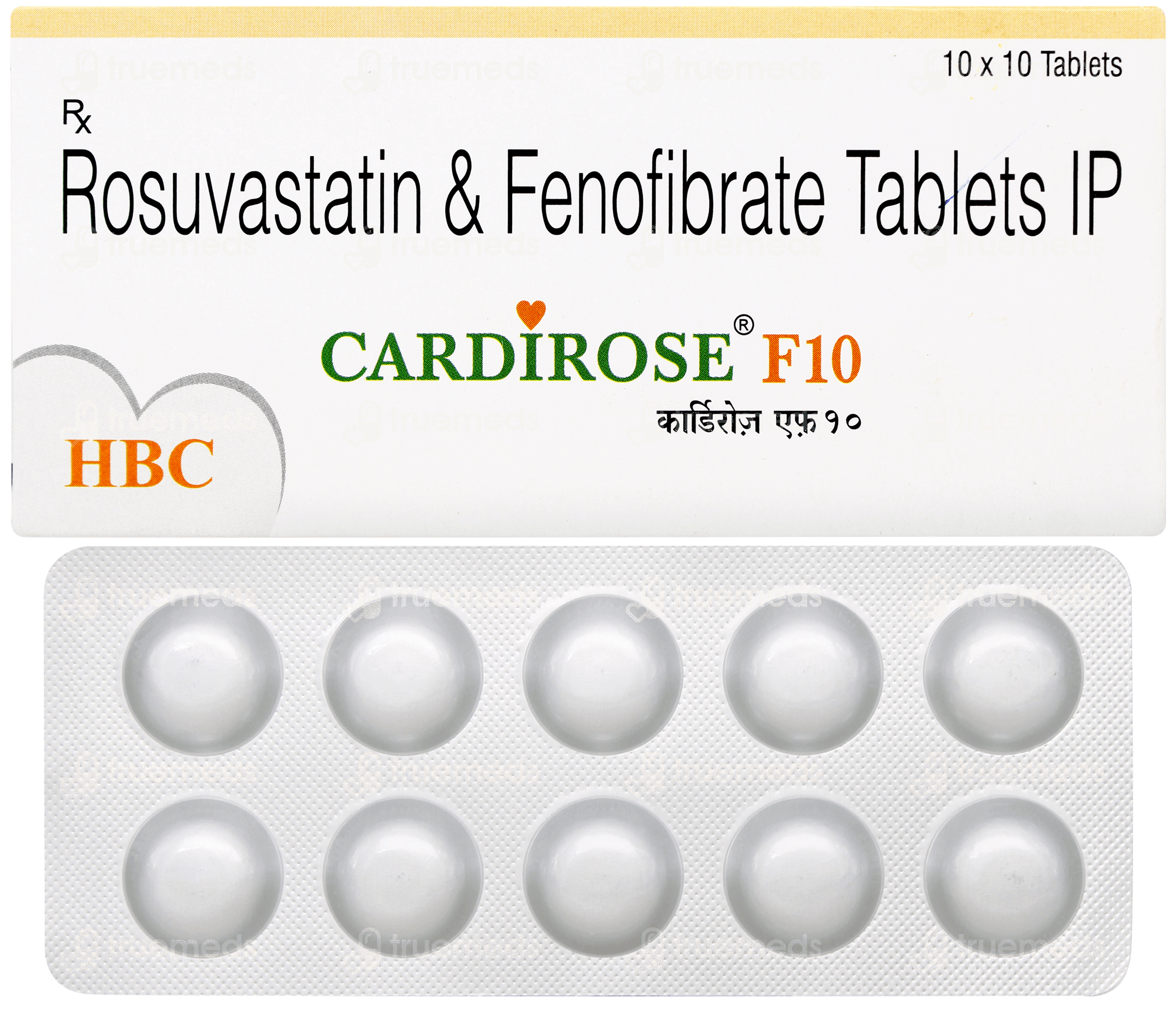 Cardirose F10 Tablet 10: Uses, Side Effects, Price & Substitutes