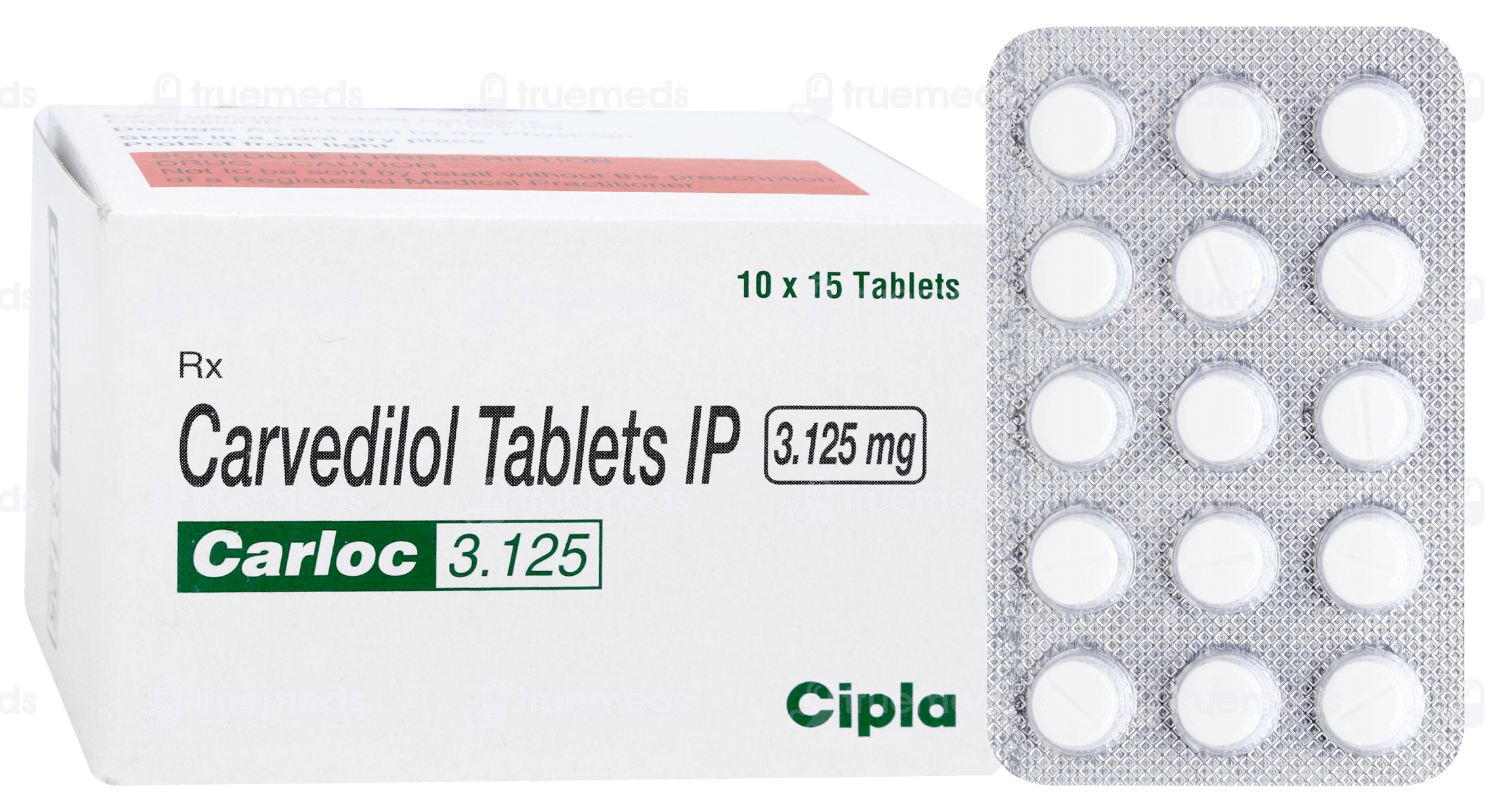 Carloc 3.125 MG | Order Carloc 3.125 MG Tablet Online at Truemeds