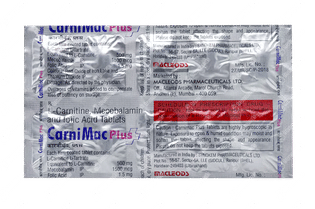 Carnimac Plus 5001515 Mg Tablet 10 - Uses, Side Effects, Dosage, Price ...