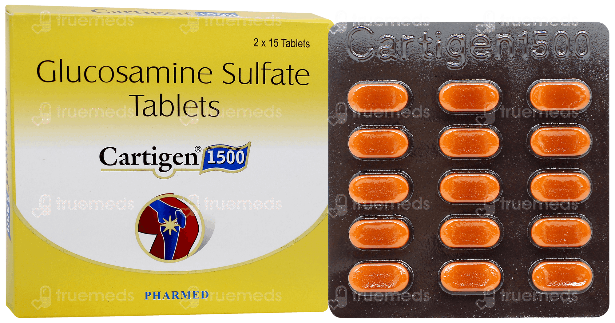 Cartigen 1500 Mg Tablet 15 - Uses, Side Effects, Dosage, Price | Truemeds