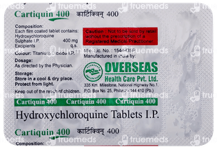 Cartiquin 400 MG Tablet | Order Cartiquin 400 MG Tablet 10 Online at ...