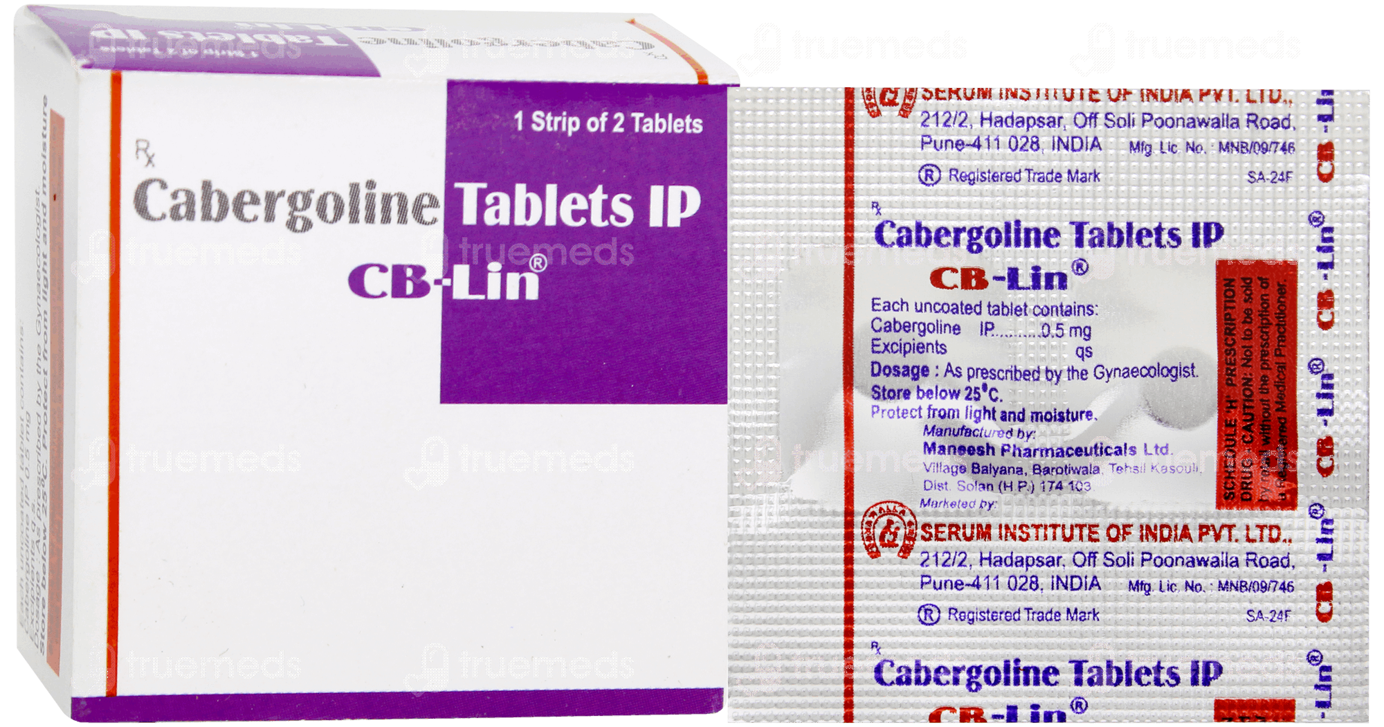 Cb Lin 0.5 MG | Order Cb Lin 0.5 MG Tablet Online at Truemeds