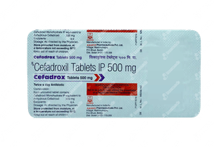 Cefadrox 500Mg Tablet: Uses, Side Effects, Price & Substitutes