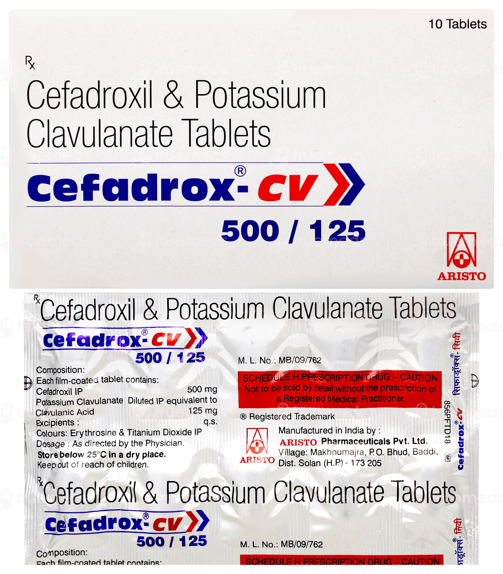 Cefadrox Cv 500/125 MG | Order Cefadrox Cv 500/125 MG Tablet Online at ...
