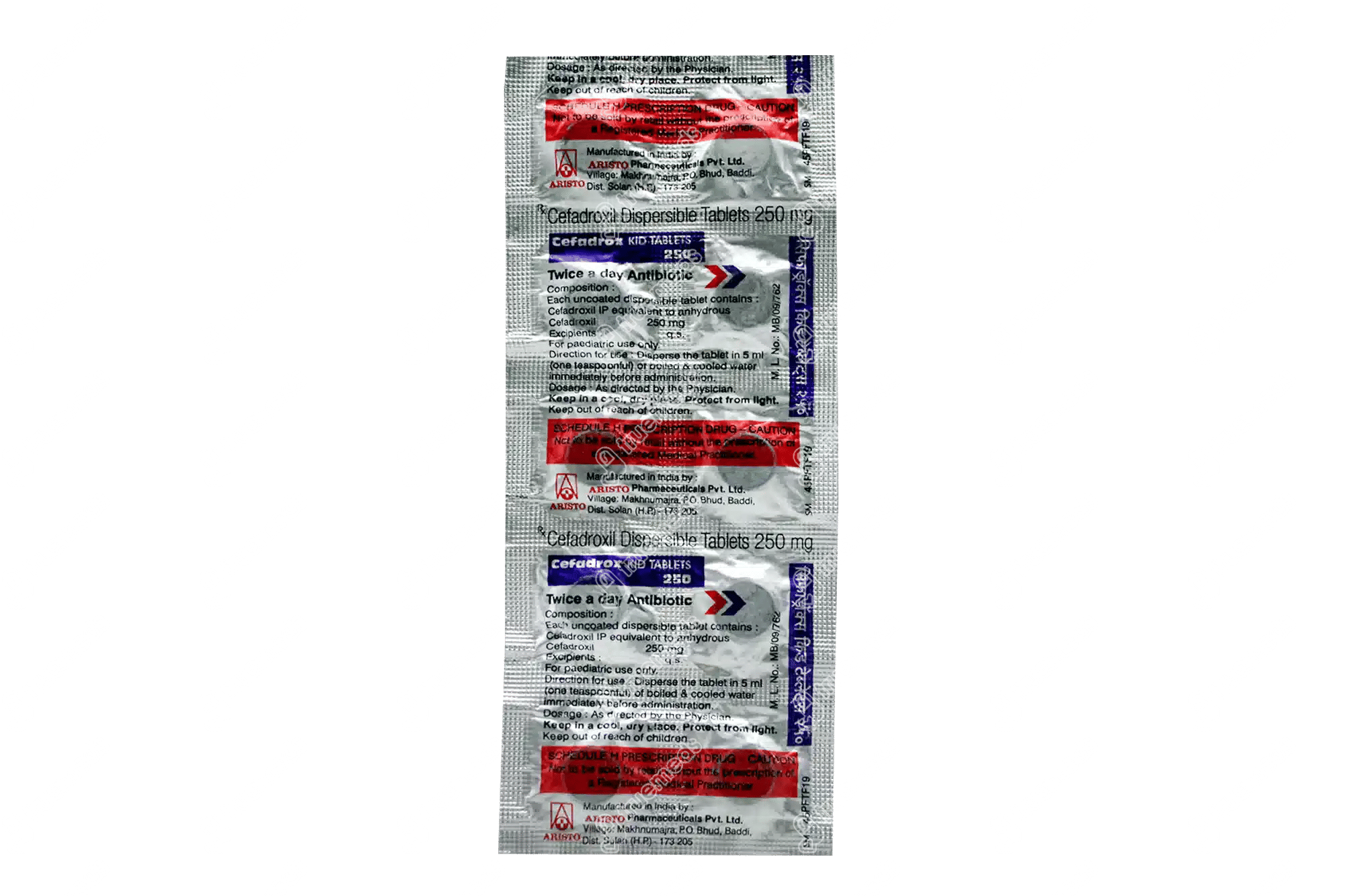 Cefadrox Kid 250 Tablet: Uses, Side Effects, Price & Substitutes